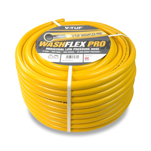 V-TUF.co.uk - 50m 3/4" 10 BAR WASHFLEX PRO WATER SUPPLY HOSE & KCQ ...