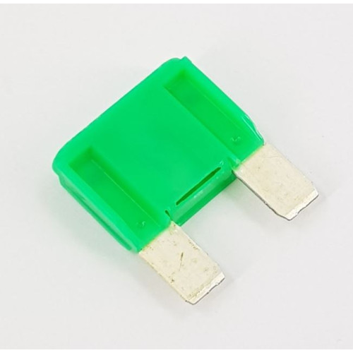 V-TUF.co.uk - FUSE 30AMP - 32Vdc GREEN 2x 8mm SPADE - I5.011