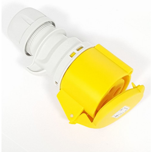 V-TUF.co.uk - SOCKET 110 VOLT 32 AMP (YELLOW) - I5.505