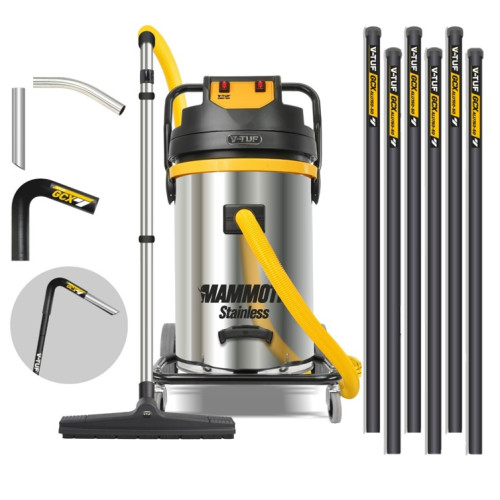Vacuum cleaner with long hose store