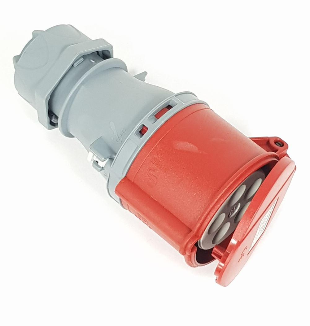 V-TUF.co.uk - SOCKET 415 VOLT 32 AMP, 5 PIN (RED) - I5.508