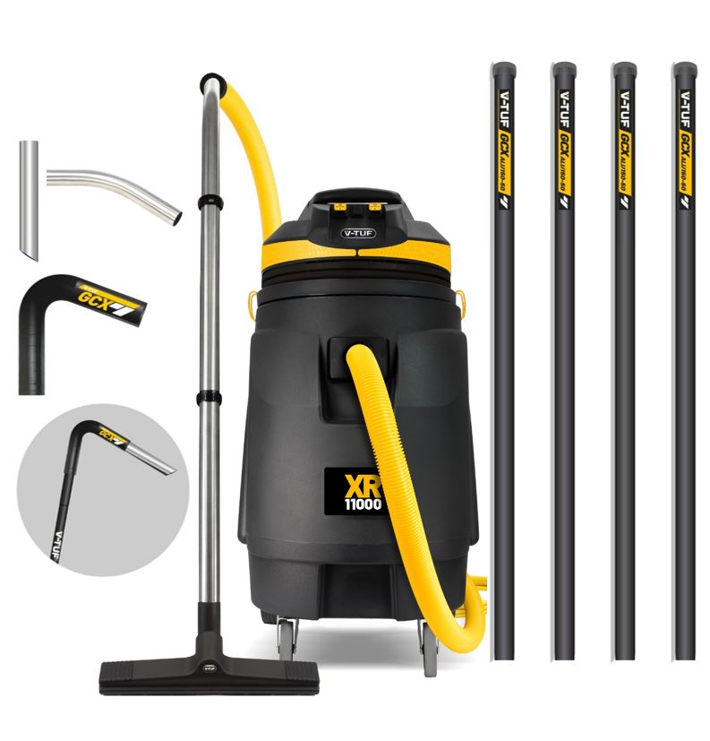 V-TUF.co.uk - V-TUF XR11000 240V 110L 3300W Wet & Dry Industrial Vacuum ...