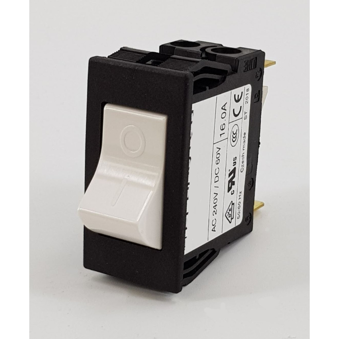 V-TUF.co.uk - SWITCH - LRS TYPE ROCKER 16 AMP THERMAL OVERLOAD - I2.015