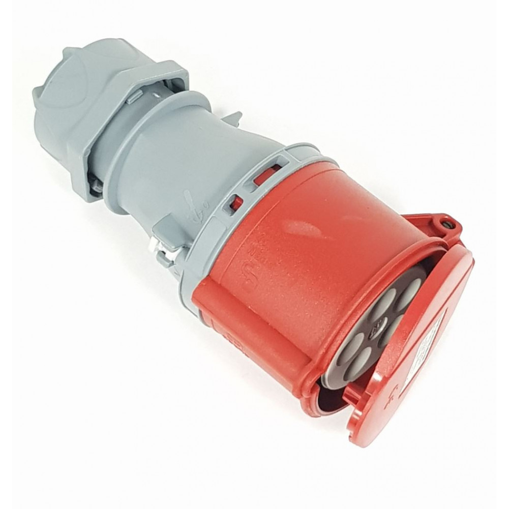 V-TUF.co.uk - SOCKET 415 VOLT 32 AMP, 5 PIN (RED) - I5.508