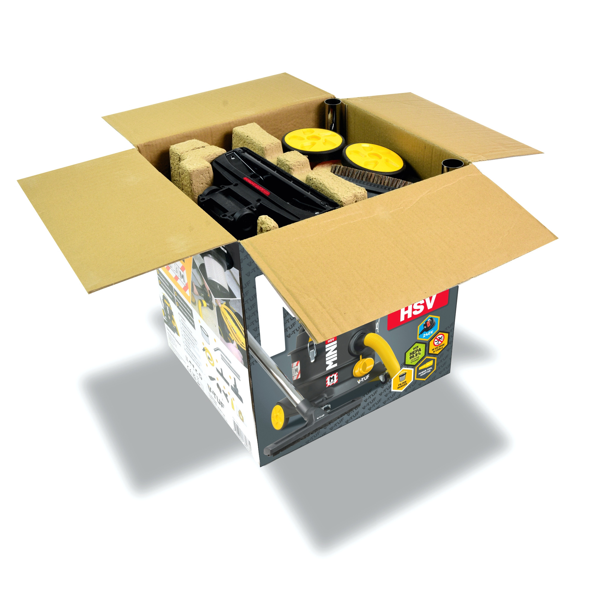V-TUF.co.uk - V-TUF MINI HSV M-Class Dust Extraction Vacuum Cleaner ...