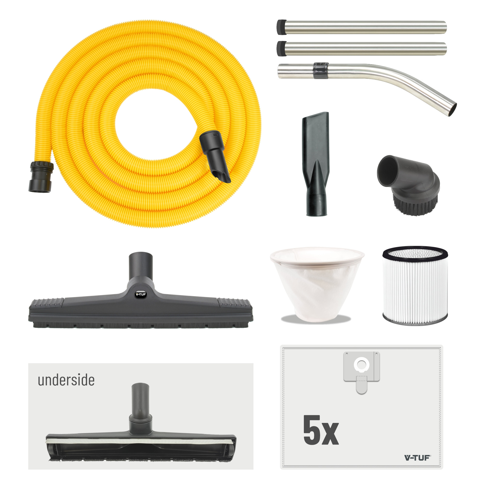 V Uk V Tuf Maxi 50l H Class 240v 1750w Industrial Dust